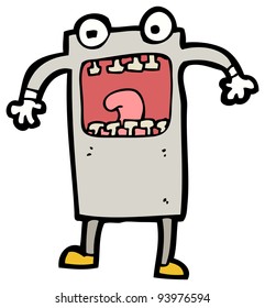 Screaming Robot Raster Version Stock Illustration 93976594 | Shutterstock