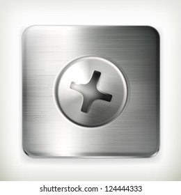 Screw Icon Bitmap Copy Stock Illustration 124444333 | Shutterstock