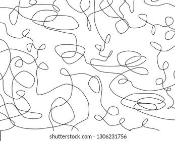 Scribble Linespencil Linesrandom Lines Made Pencilchaotic Stock ...