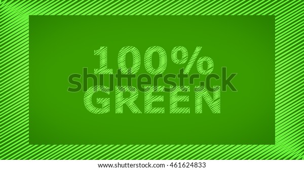 Scribble Text On Green Background 100 Stock Illustration 461624833 ...