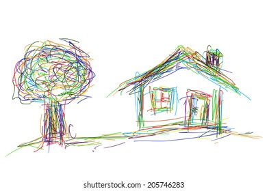 62,037 Children scribble Stock Illustrations, Images & Vectors ...