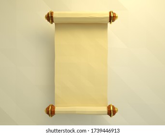 Blank Paper Scroll Vector Illustration Isolated: เวกเตอร์สต็อก (ปลอดค่า ...