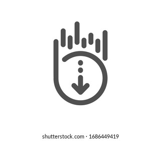 Scrolling Screen Sign Scroll Down Icon Stock Illustration 1686449419 ...