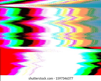Scrolling Vhs Lines Pixelated Screen Overlay Stock Illustration 1597346377