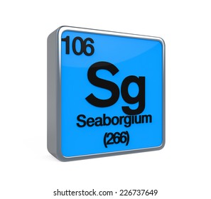 Seaborgium Element Periodic Table Stock Illustration 226737649 ...