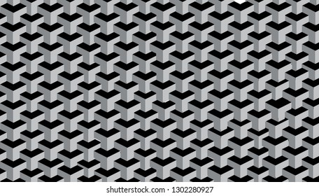 Seamless 3d Design Pattern Isolatedused Many Stock Illustration ...