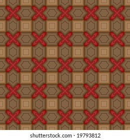 Seamless 3d Pattern Tiles Vector Version Stock Illustration 19793812 ...