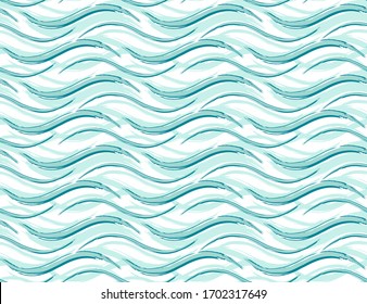 Excellence Fantasy Handdrawn Vector Illustration Waves Stock Vector ...
