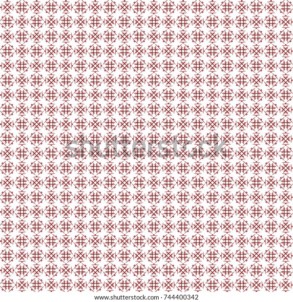 Seamless Abstract Black Red Texture Fractal Stock Illustration ...