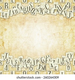 Seamless Background Letters Stock Illustration 260264309 | Shutterstock