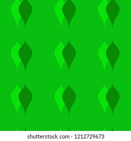Three Green Leaves Form Spade Seamless Stock Vector (Royalty Free ...
