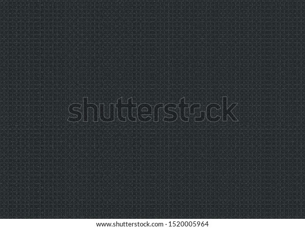 Seamless Black Fabric Textile Texture Background Stock Illustration ...