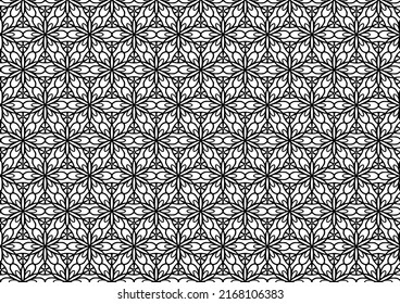 Seamless Black White Linear Pattern Stock Illustration 2168106383 ...