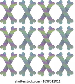 Seamless Bones Pattern Wallpaper Textile Pattern Stock Illustration ...