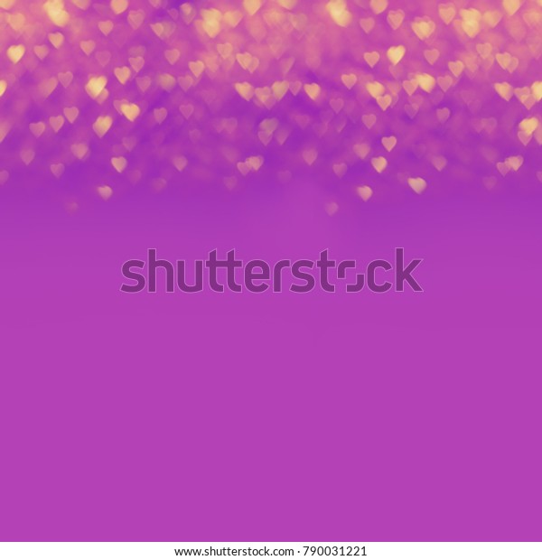 Seamless Border Pattern Rain Hearts Above Stock Illustration 790031221 ...
