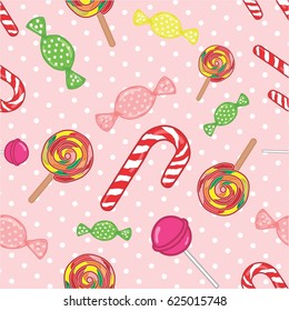 Seamless Candy Image Background Stock Illustration 625015748 | Shutterstock