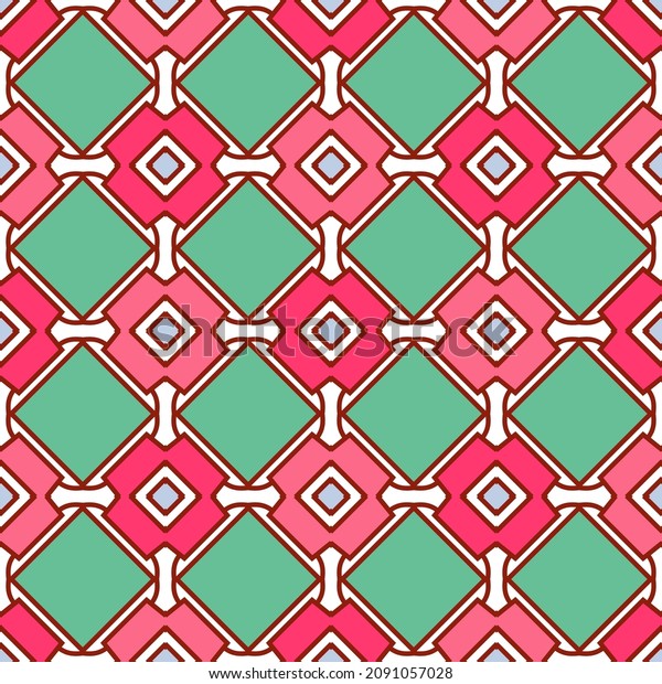 Seamless Cellular Texture Original Stylized Elements Stock Illustration ...