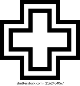 Seamless Cross Design Alpha Pattern Background Stock Illustration ...