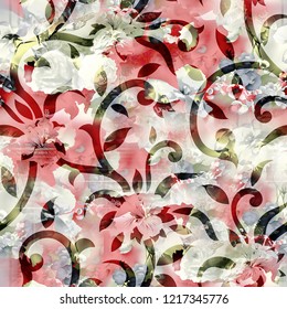 Seamless Digital Background Stock Illustration 1217345776 | Shutterstock