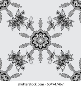 Seamless Dim Texture Curls Seamless Pattern Stock Illustration ...