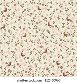 Cute Pattern Small Flower Small Pink: vector de stock (libre de ...