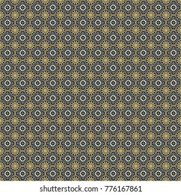 Seamless Geometric Pattern Gray Black Brown Stock Illustration ...