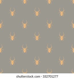Seamless Geometric Pattern Spider Vector Texture Stock Vector (Royalty ...