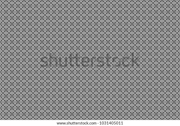 Seamless Geometric Raster Pattern Oriental Style Stock Illustration ...