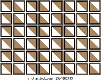 Seamless Geometric Square Print Pattern Stock Illustration 1364882753 ...