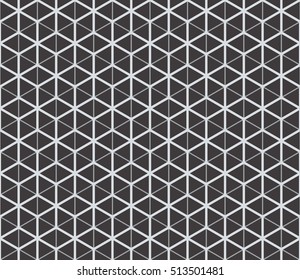 Hexagonal Grid Designvector Seamless Pattern Stock Vector (Royalty Free ...