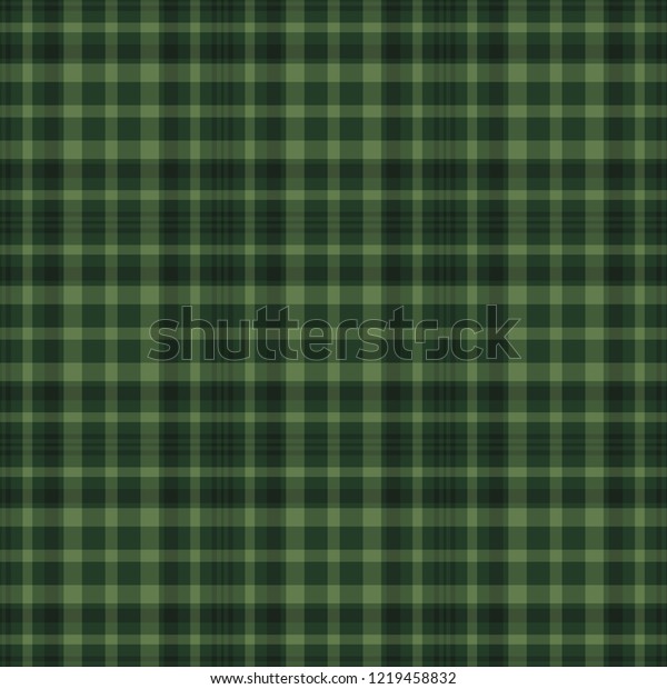 Seamless Green Plaid Pattern Stock Illustration 1219458832