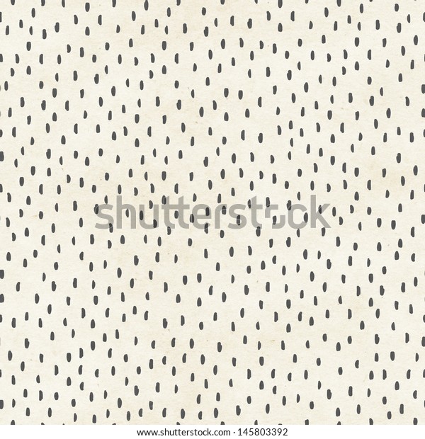 Seamless Handdrawn Spotted Pattern On Paper Stock Illustration ...