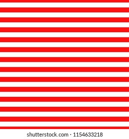 Seamless Horizontal Stripe Pattern Red White Stock Illustration ...