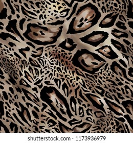 Seamless Leopard Skin Pattern Stock Illustration 1173936979 | Shutterstock