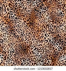 Seamless Leopard Skin Pattern Stock Illustration 1213032817 | Shutterstock