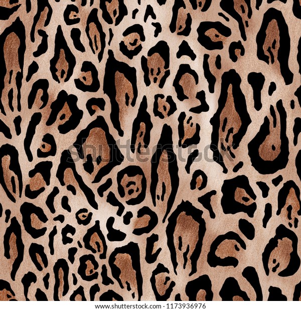 Seamless Leopard Skin Pattern Stock Illustration 1173936976 Seamless Leopard Skin Pattern Stock Illustration 1173936976