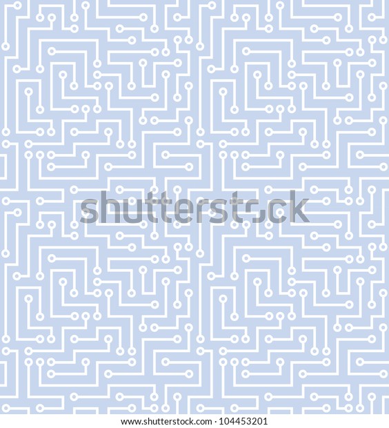 Seamless Light Blue Electronic Pattern Stock Illustration 104453201 ... Seamless Light Blue Electronic Pattern Stock Illustration 104453201 ...