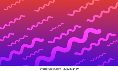 Seamless Loop Wiggle Form Red Blue Stock Illustration 2022311489 ...