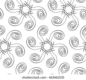 Seamless Mirror Pattern Complexe Geometrical Ornament Stock ...