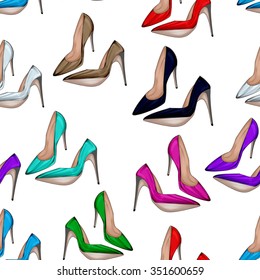 6,020 Stiletto Shoe Pattern Images, Stock Photos & Vectors | Shutterstock