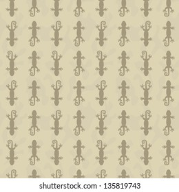 Seamless Pattern Gecko Stock Illustration 135819743 | Shutterstock