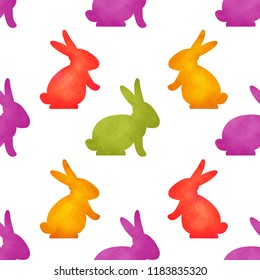 Seamless Pattern Rabbits Stock Illustration 1183835320 | Shutterstock
