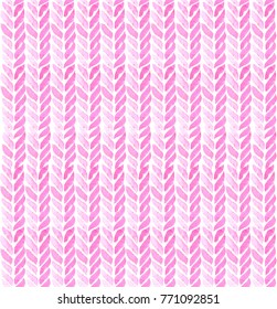 Seamless Pink Knitting Pattern Stock Illustration 771092851