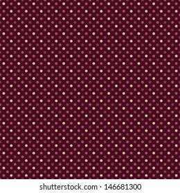 Seamless Pattern Polka Dot Vector Illustration Stock Vector (Royalty ...