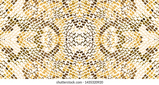 Seamless Predator Pattern Serpent Phyton Wild Stock Illustration 1435320920