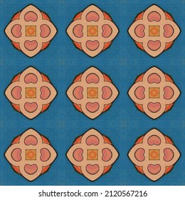 Seamless Printable Pattern Design Background Wallpaper Stock ...