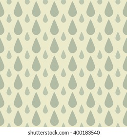 Seamless Raindrops Pattern On Paper Texture Stock Illustration ...