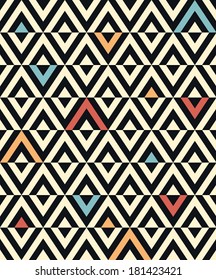 Seamless Raster Geometric Pattern Background Stock Illustration ...