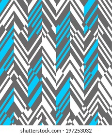 Seamless Raster Geometric Striped Pattern Background Stock Illustration ...