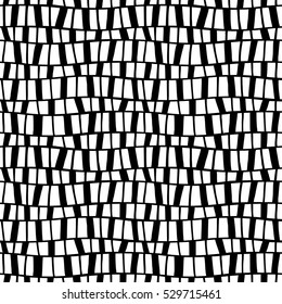 Seamless Raster Pattern Geometric Black White Stock Illustration ...